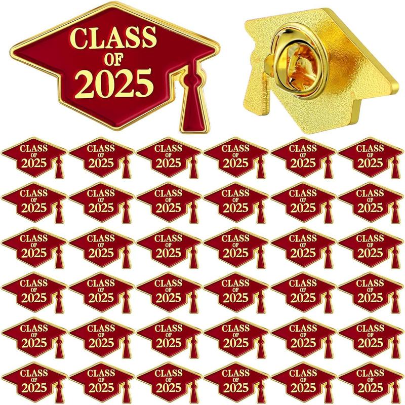 Graduation Pins 60 Pcs Class of 2025 Bulk Souvenir Emblem Graduation ...