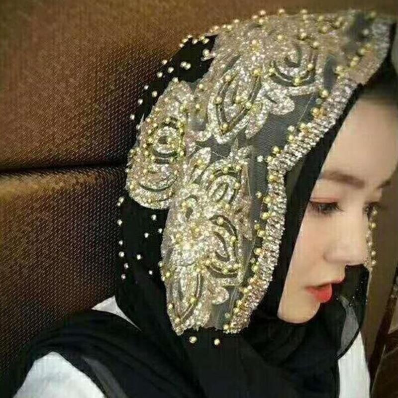 Hijab Sifon, Gaya Muslim, Manik Femme, Labuci Emas Muslimah, - TikTok ...