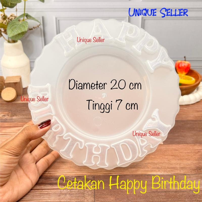 Cetakan Kue Bolu Puding Pudding Agar Agar Ager Happy Birthday Ultah ...