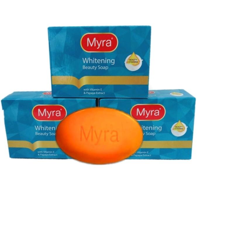 3 Pcs Myra+Whitening Soap Whitening and Hydrating Body Car - TikTok ...