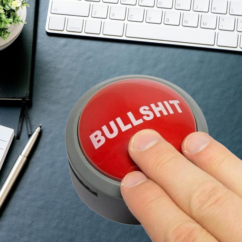Bullshit Button – The Official Hilarious BS Button with Sound Effects ...