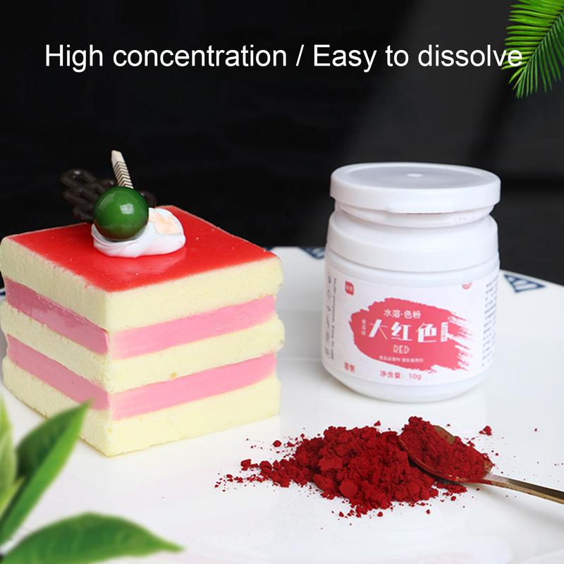 [OU] 1 Bottle Coloring Dust Soluble Decorative Mealy Food Grade ...