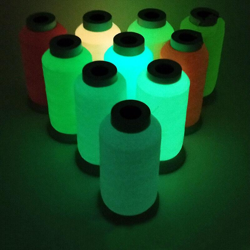 1000 Yards Spool Luminous Thread Hand Sewing Machine Embroidery ...