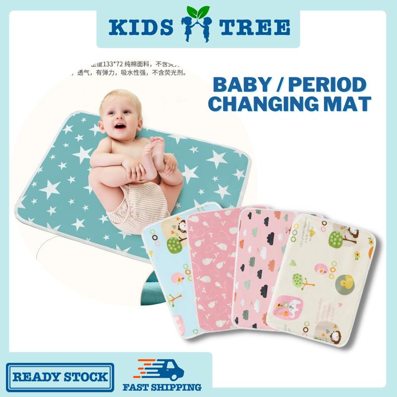 READY STOCK Baby Diaper Changing Mat Waterproof Urine Mat Period ...
