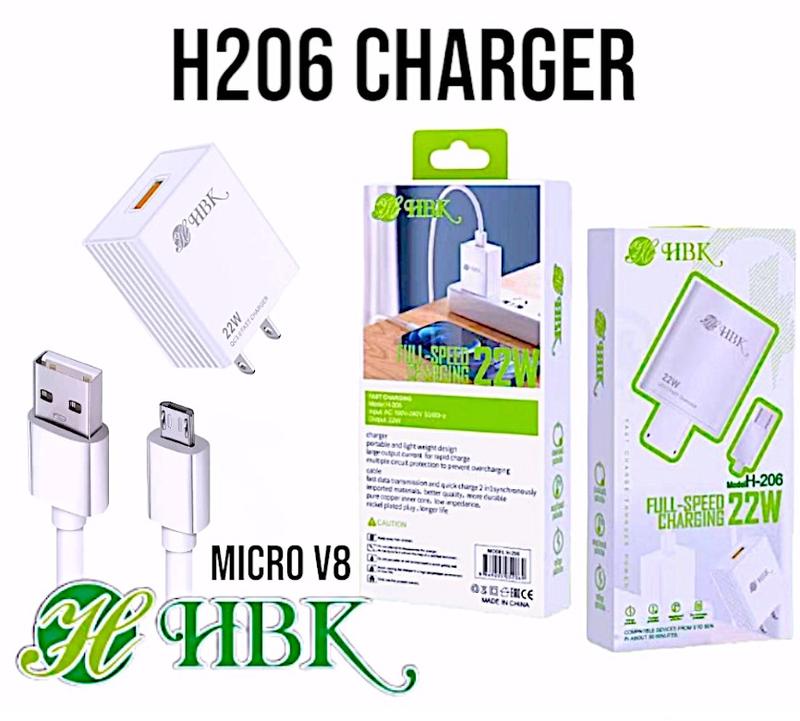 HBK H206 Dual Port Fast Charger with Usb Cable Charger Set - TikTok ...
