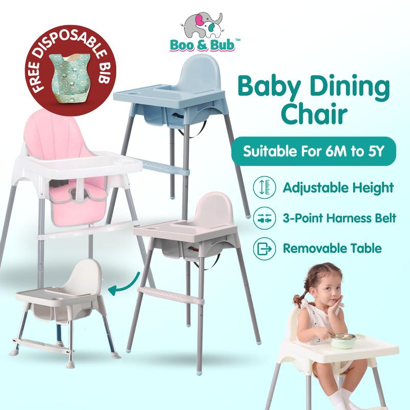 Boo&Bub 2 in 1 Baby Chair Height Adjustable Infant Baby High - TikTok ...