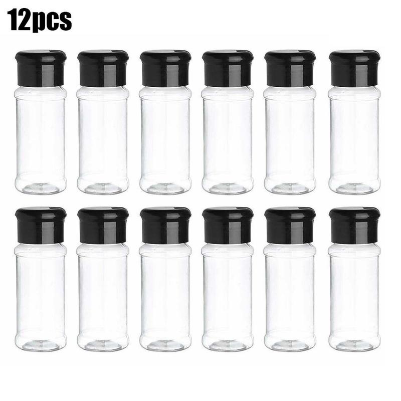 Botol perasa 100ml, 12 keping, alat dapur, perasa, rempah ratus ...