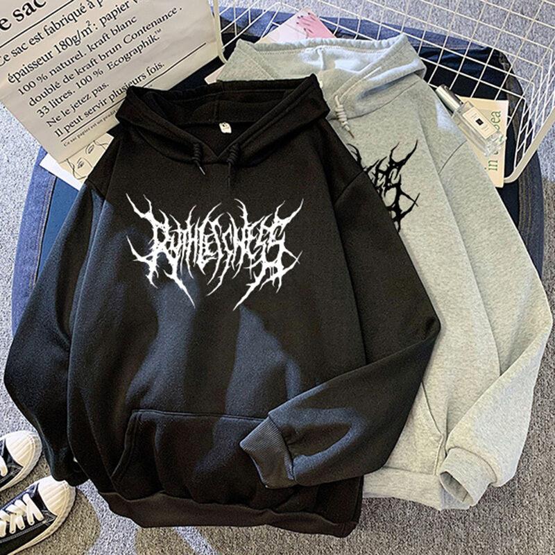 Hoodie lengan panjang untuk pasangan, baju sejuk baldu longgar ...