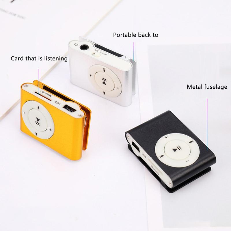 MP3 Player With Digital LCD Screen Mini Clip Support 32GB Fo - TikTok ...