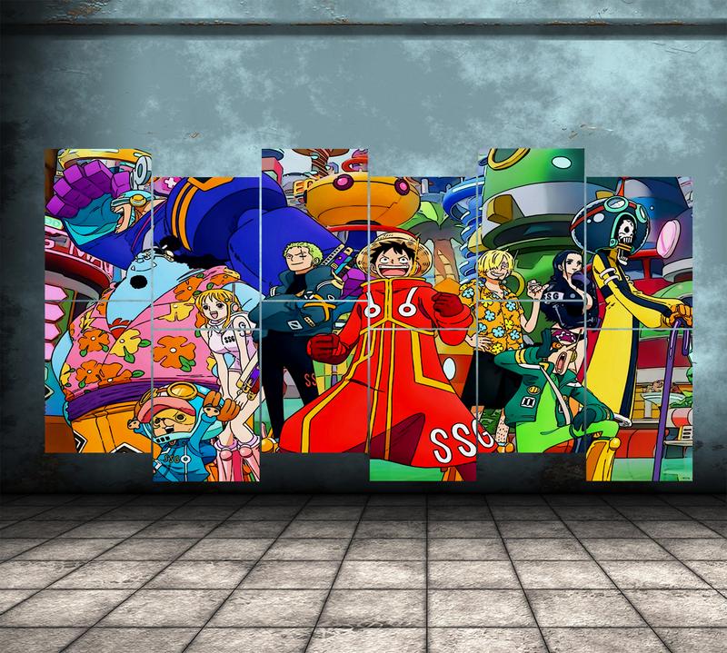 NEWEST ONE PIECE EGGHEAD ARC WALLPAPER PUZZLE POSTER SET 12PCS - TikTok ...