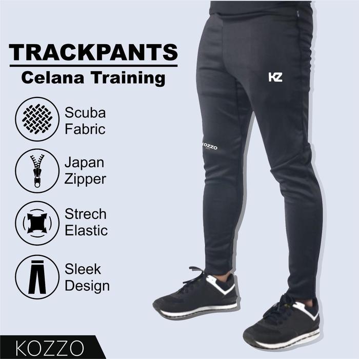 Promo JOGGER Celana Training Gym Jogging Misty Elastis Tebal Kozzo ...
