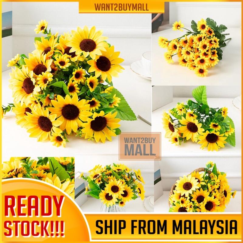 Sejambak Bunga Matahari Tiruan, 5 Reka Bentuk Tersedia, Hiasan - TikTok ...
