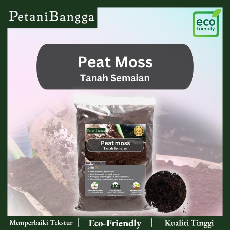 Tanah Semaian PeatMoss | Media Semaian untuk Biji Benih Sayuran ...