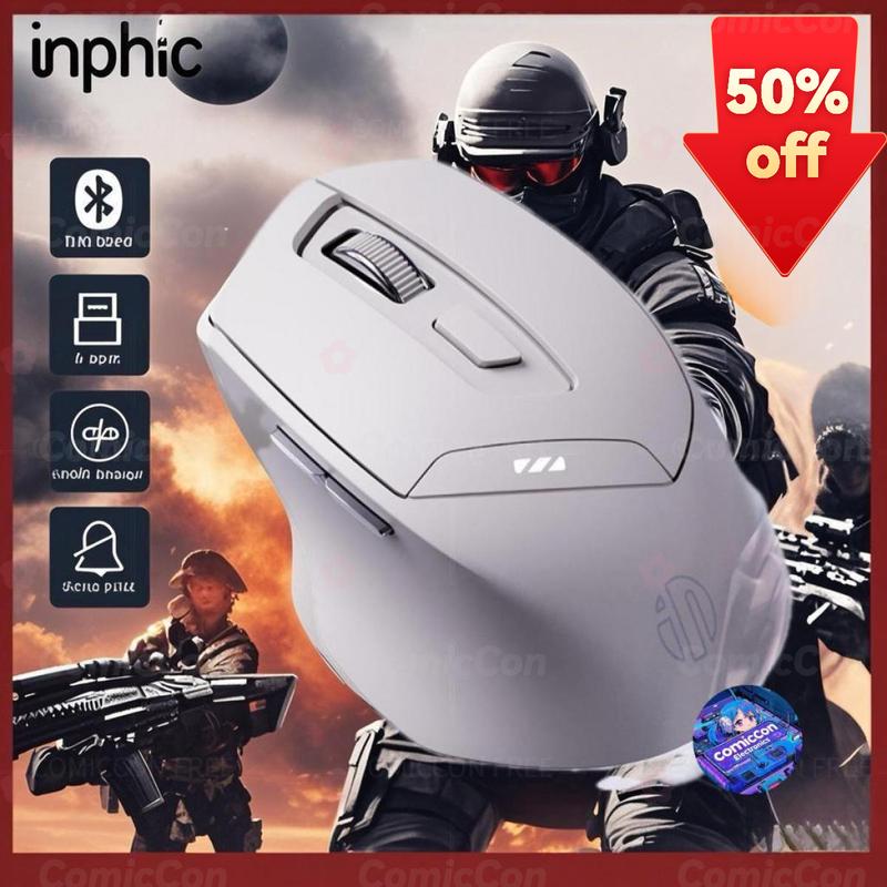 Inphic DR6 Wireless Gaming Mouse Tri-Mode 2.4G & Bluetooth 5.0 - TikTok ...