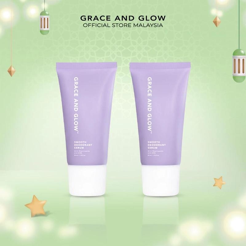 Grace and Glow 2PCS Bundle Smooth Exfoliating Deodorant Seru - TikTok ...