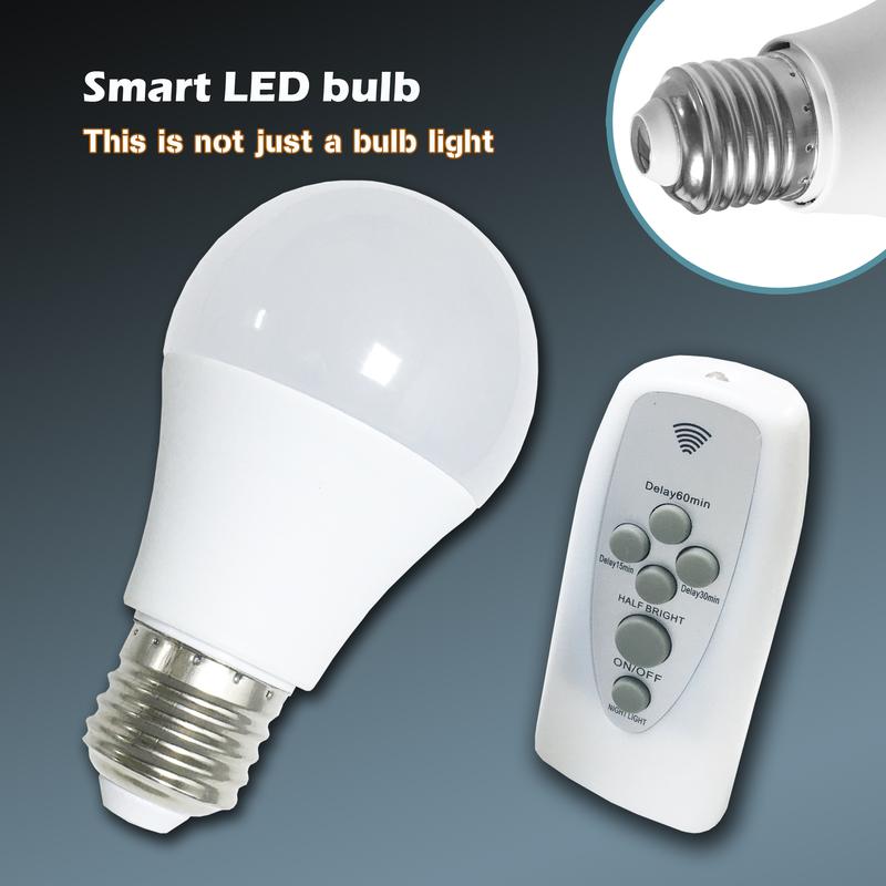 E27 LED intelligent wireless remote control bulb, three-leve - TikTok ...