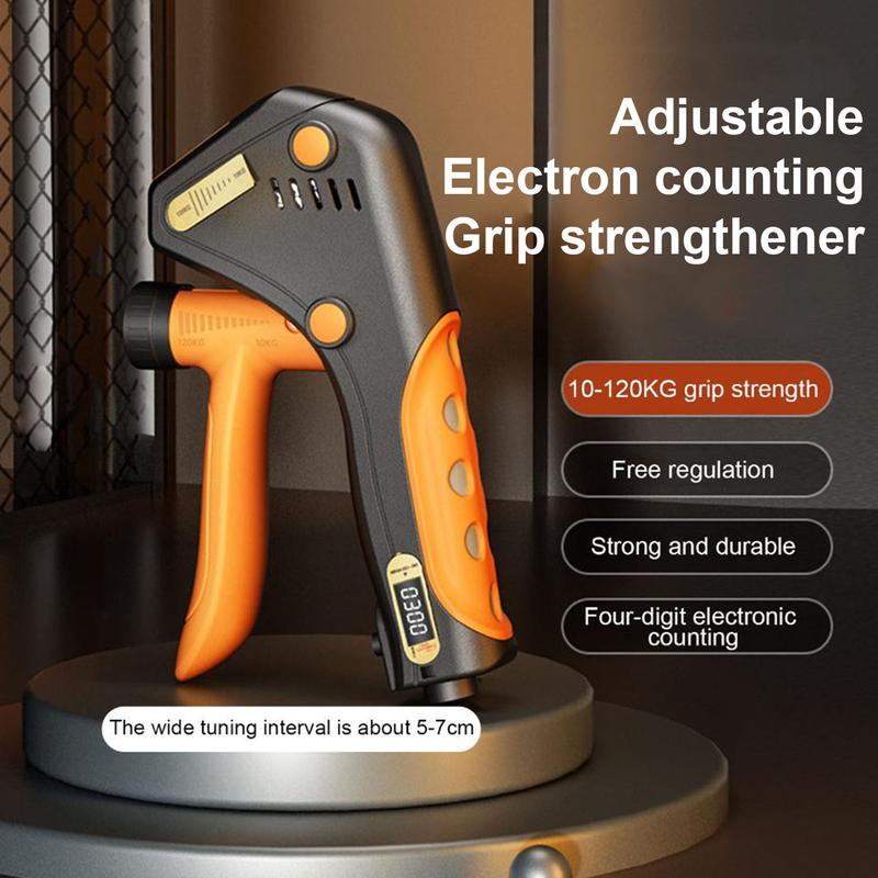 Grip Strength Trainer with Counter 10-120KG Adjustable Men Women ...