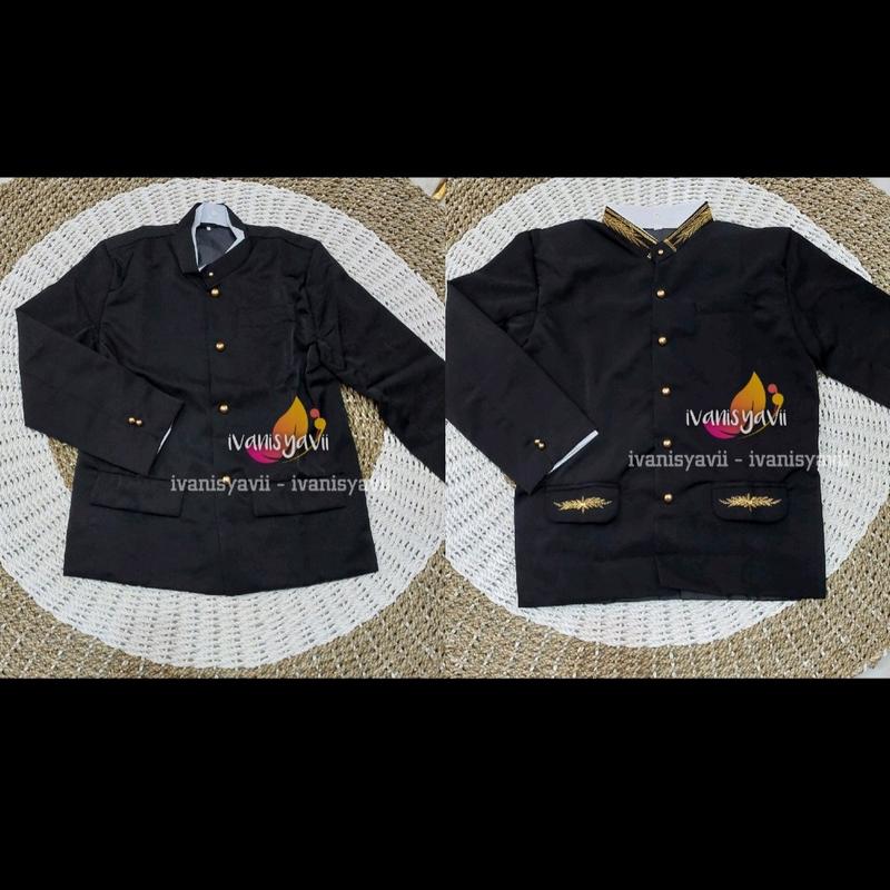 Beskap Sunda - Warna Hitam (Polos & Bordir) - Shop | Tokopedia