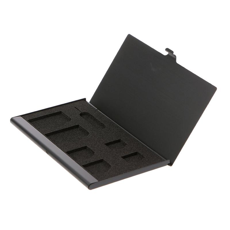 Monolayer Aluminum Alloy Sim Card Box for 1 Card Pin + 6 SIM - TikTok ...