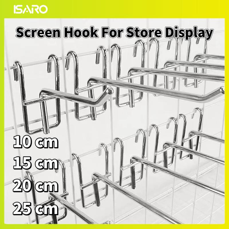 Heavy Duty Screen Hooks For Grid Wall Wire Mesh Hanging - TikTok Shop ...