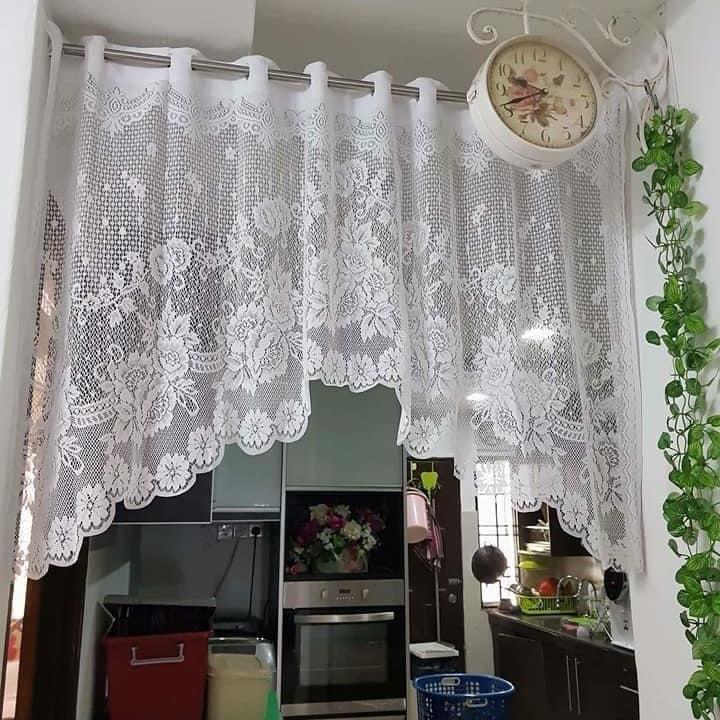 Langsir Lace pintu dan tingkap MURAH VIRAL (GUNA ROD @ DAWAI) - TikTok Shop Malaysia