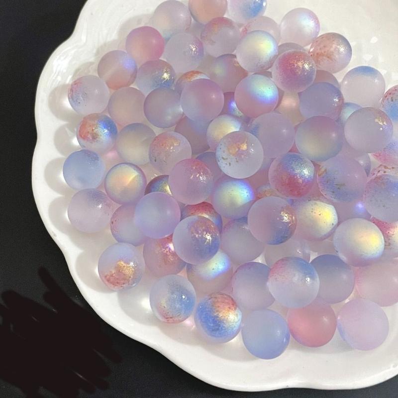 Bola guli kaca 12mm untuk kanak-kanak, azimat jernih, mesin Pinball ...