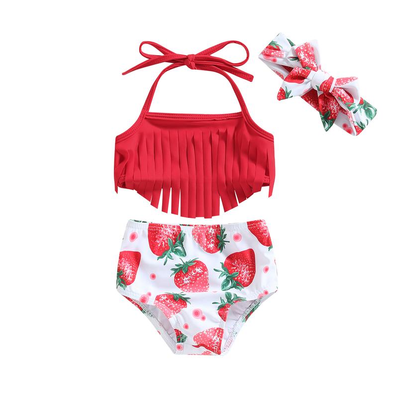 Toddler Girls 3 Piece Swimsuits 6 12 Months 1 2 3 Years Soli - TikTok ...