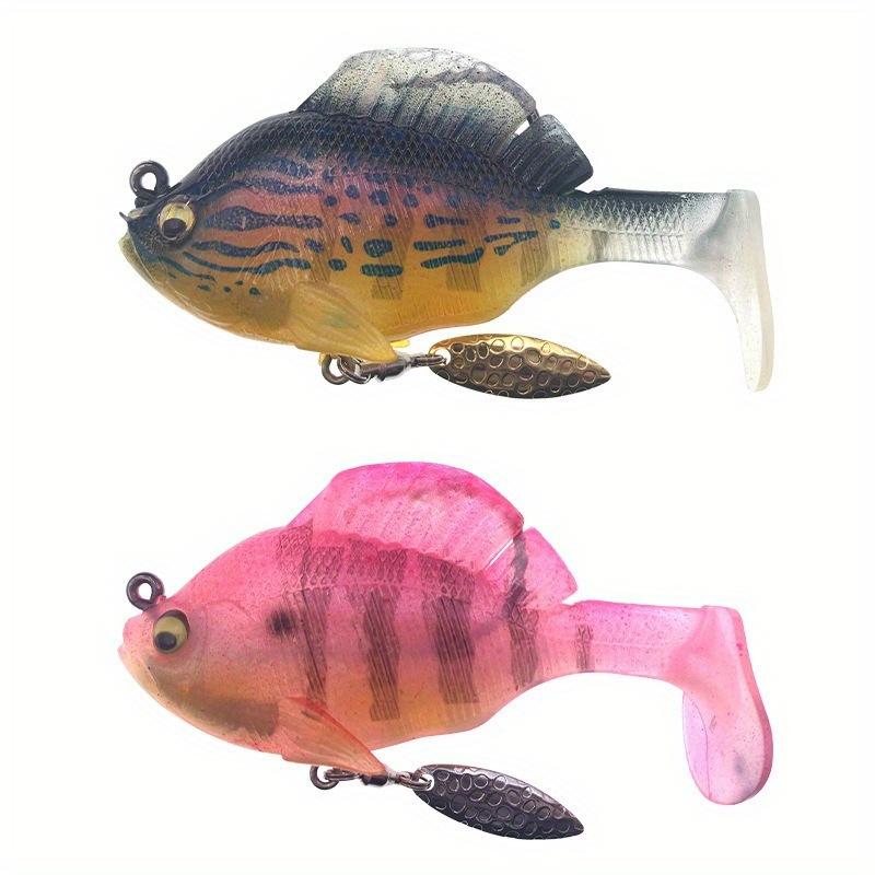 Pack 12-piece Second Generation Bionic Jumping Bait - T-tail Weight ...