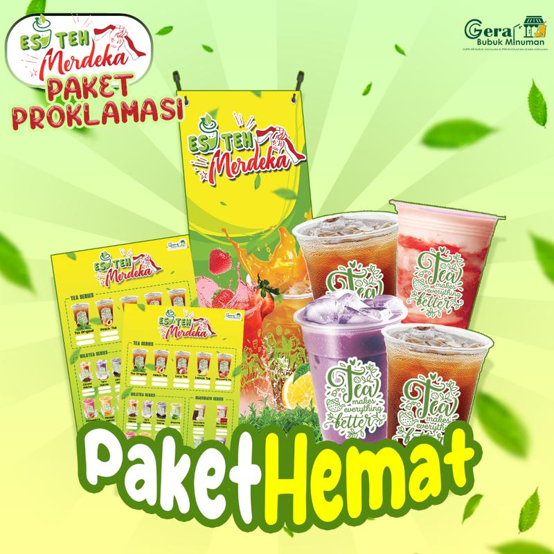 NEW FRANCHISE !! Paket Usaha Minuman Es Teh Merdeka PROKLAMASI- Paket ...