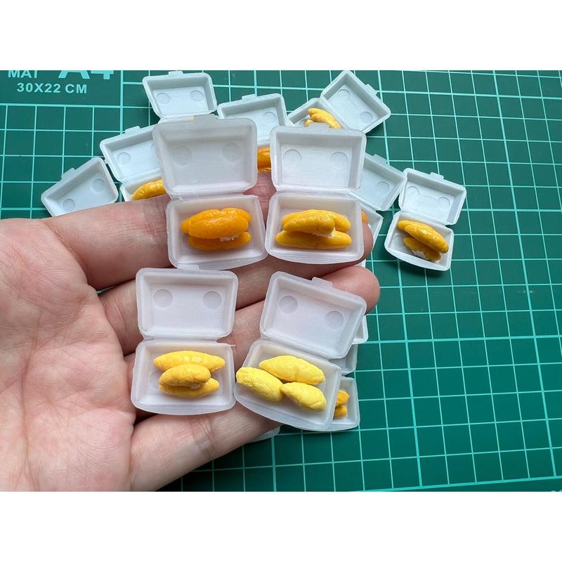 Handmade Miniature Durian Fruits on Plastic Replicate Styrofoam ...