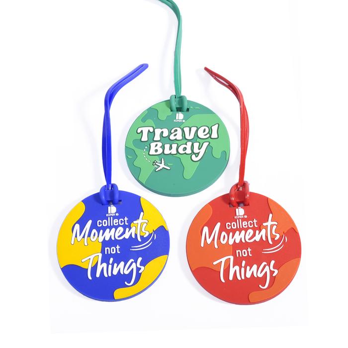 Jual Luggage Tag atau Gantungan ID card Oval Koper ID seri 0122 - Hijau ...