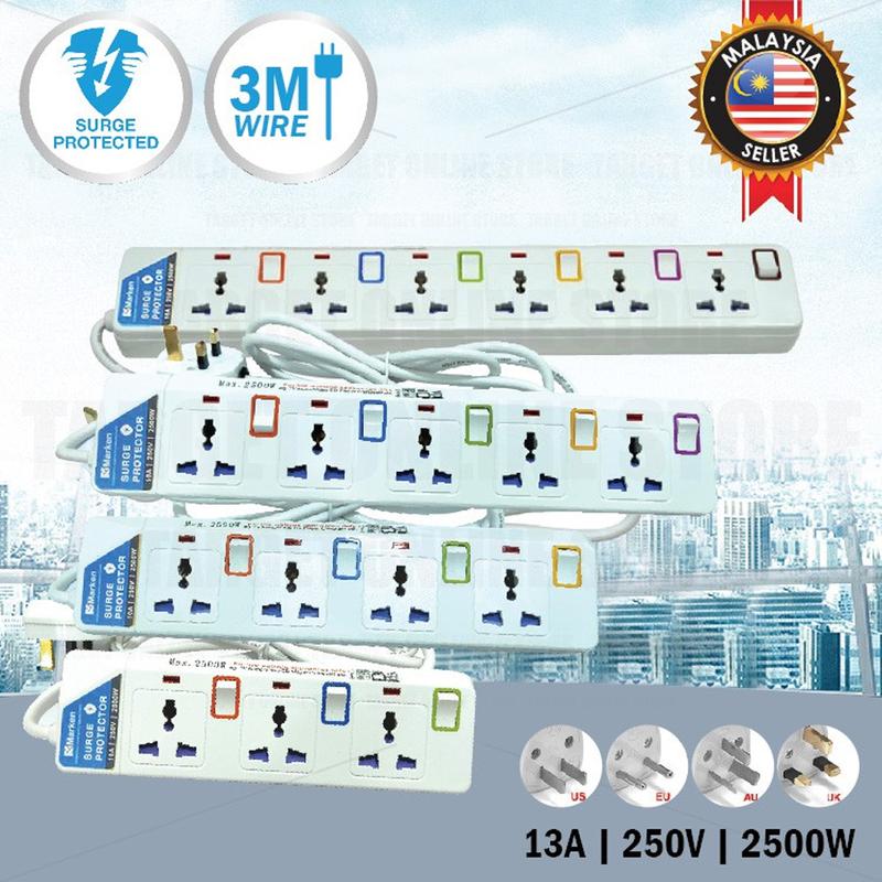 (3M) MARKEN Extension Power Strip with Surge Protector Multi - TikTok ...