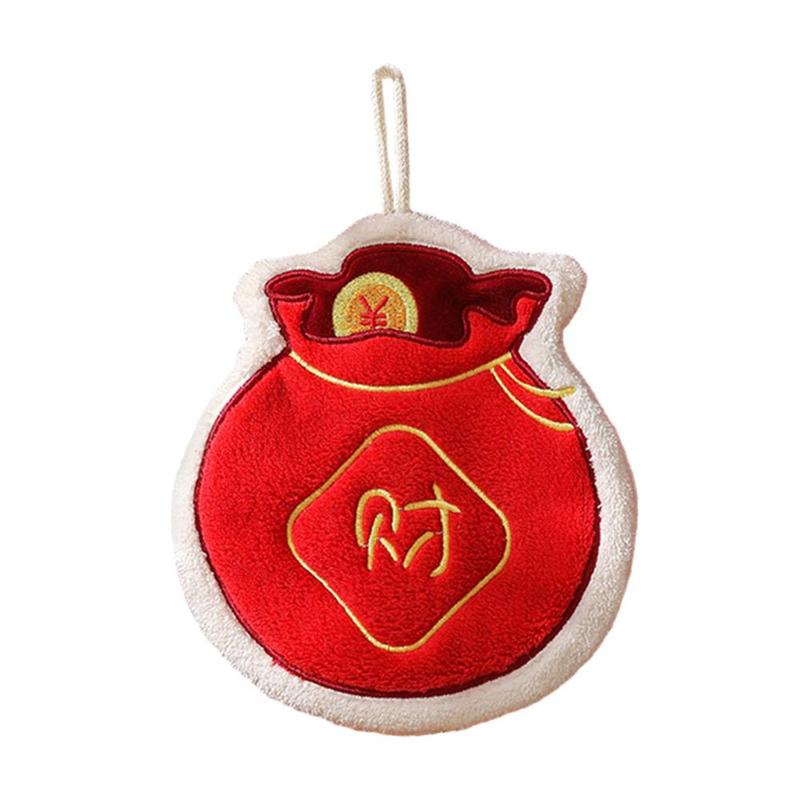 Chinese Dragon Year Hand Towels Soft Comfortable Coral Velve - TikTok ...