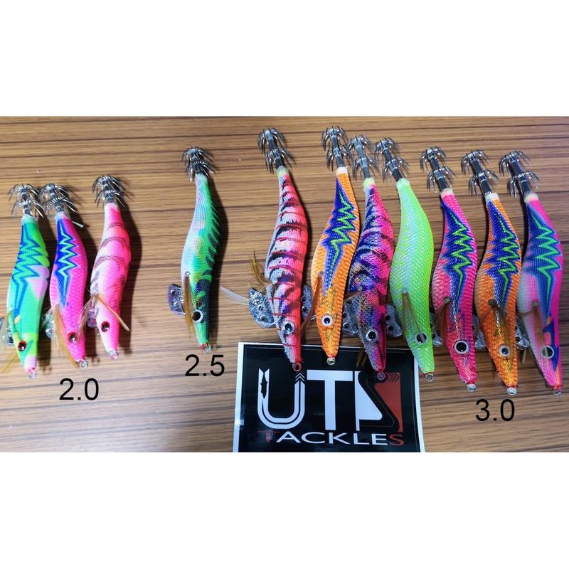 Uts COTONG Squid Jig/Candat Sotong Mabang 1.8/2.0/2.5/3.0/3.5 - TikTok ...