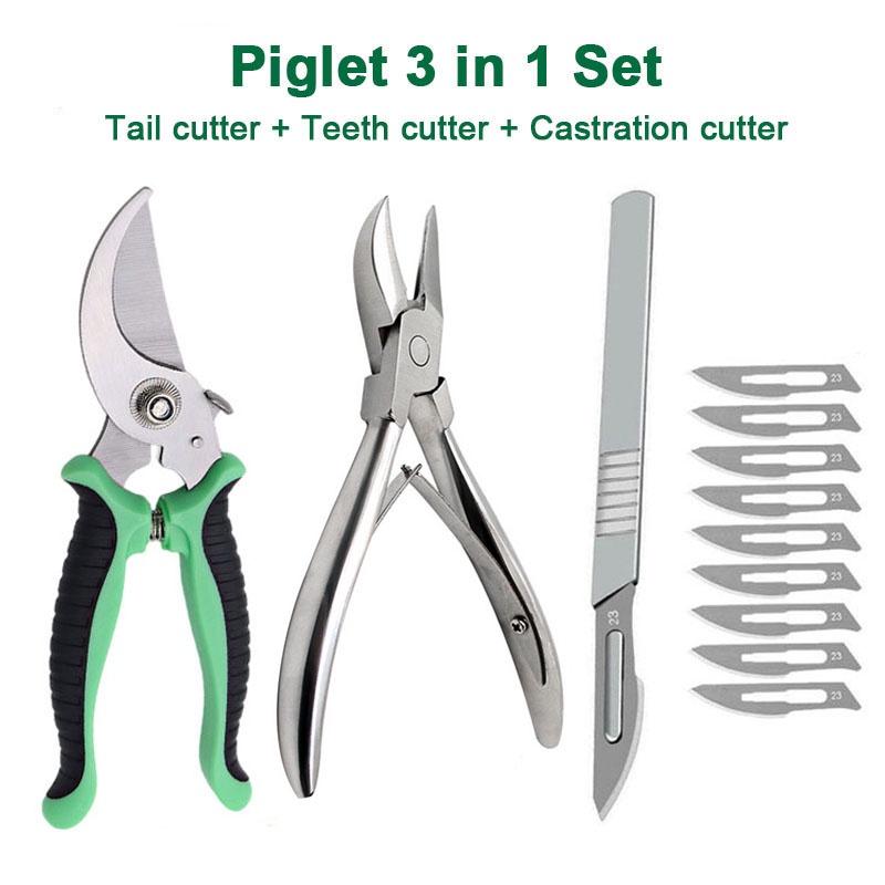 1 set Kit piglets tail cutter+pig castration cutter+piglets - TikTok ...