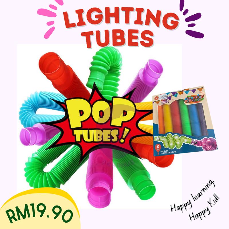 Pop Light Tube Sensory Toys for kids - TikTok Shop Malaysia