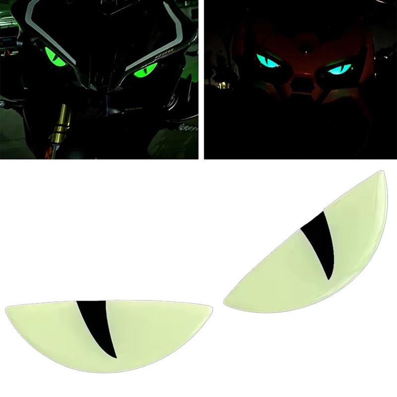 💥Luminous 3D Reflective Devil's Eye Stickers for Cars Motorcycles ...