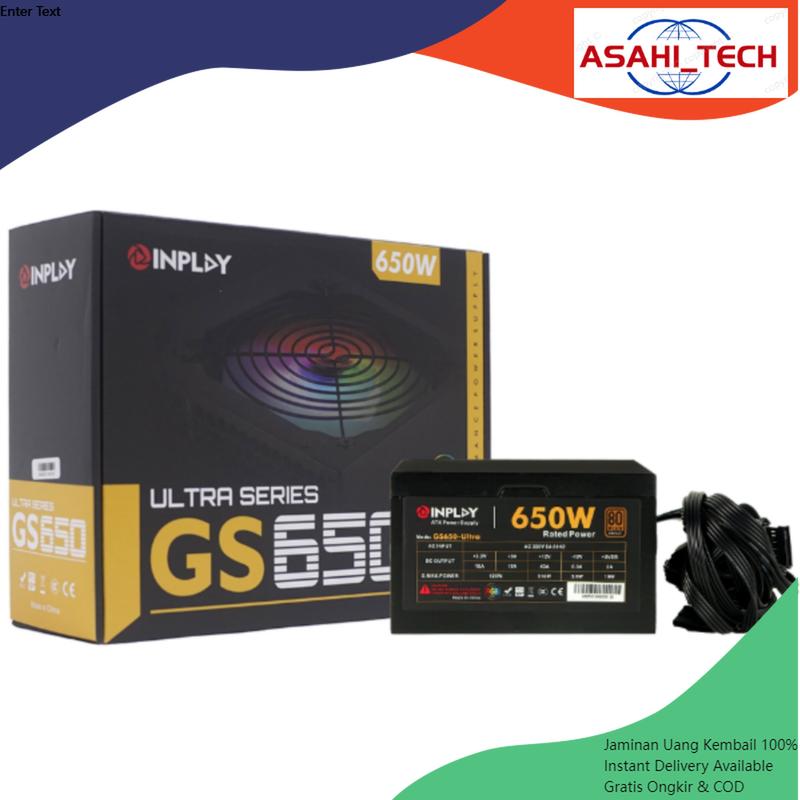 Inplay 650w Ultra Series Power Supply 80Plus Bronse 650w White/Black ...