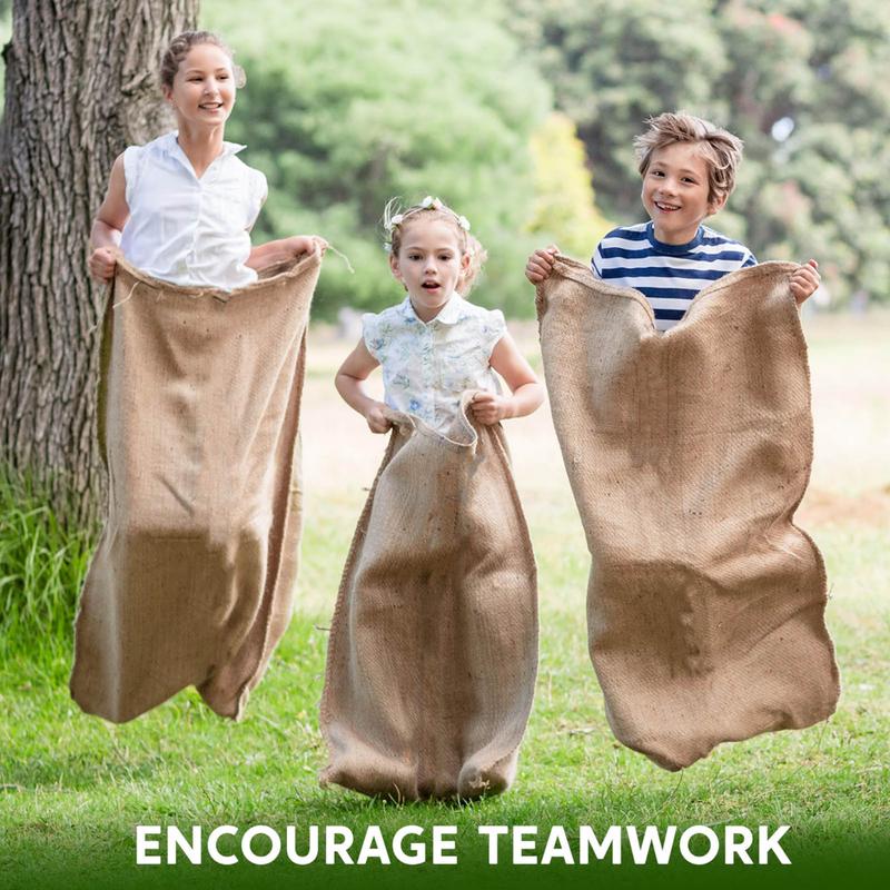 ungceul Burlap Jumping Sack Large Capacity Burlap Potato Sac - TikTok ...