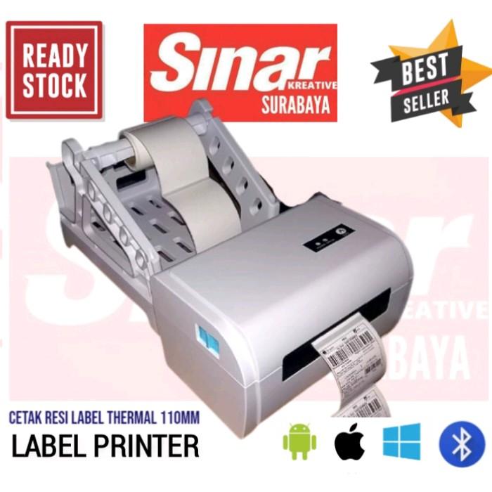 PRINTER THERMAL LABEL 110MM SERI 9200 KONEKSI USB BLUETOOTH FREE ...