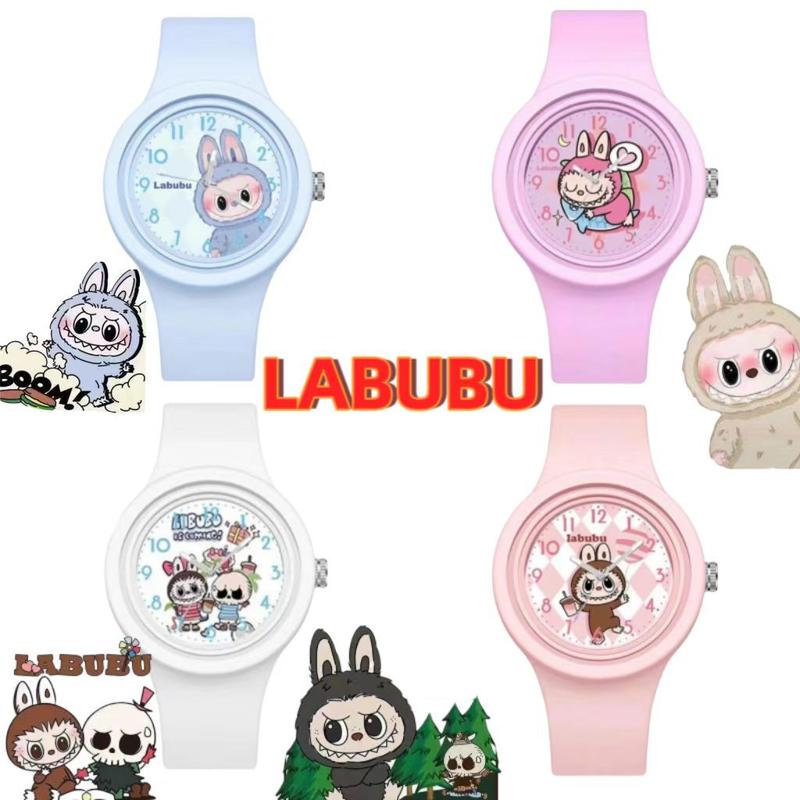 Labubu Watch for Kids Round Silicone Waterproof Watch for Girls ...
