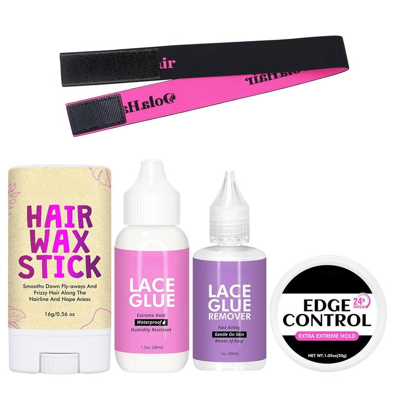 Lace Wig Glue Kit Lace Front Glue Kit for Wigs Waterproof Wi - TikTok Shop
