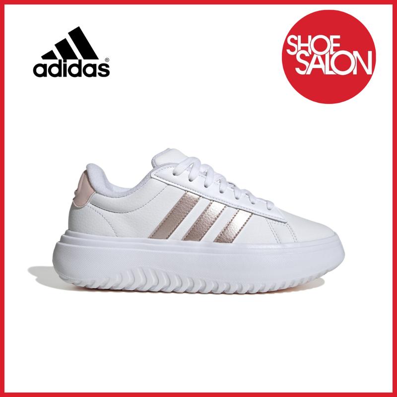 SHOE SALON Adidas Grand Court Platform Women's Shoes Cloud White/Sandy ...