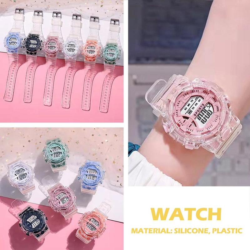 Jam tangan digital getah untuk wanita, lelaki dan kanak-kanak, - TikTok ...