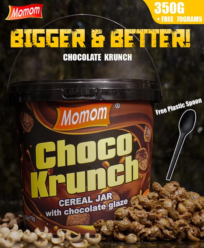 [NEW] Momom Chocolate Krunch, Crunchy Cereal Snack with Chocolate ...