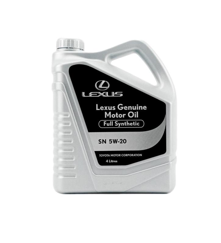 Lexus 5W40 Fully Synthetic Engine Oil 4litre COMBO Set With TOYOTA ...