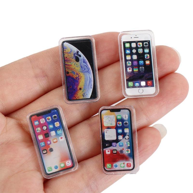 Model Telefon Mini, Skala 1: 12, Telefon Miniatur, Model Telefon ...