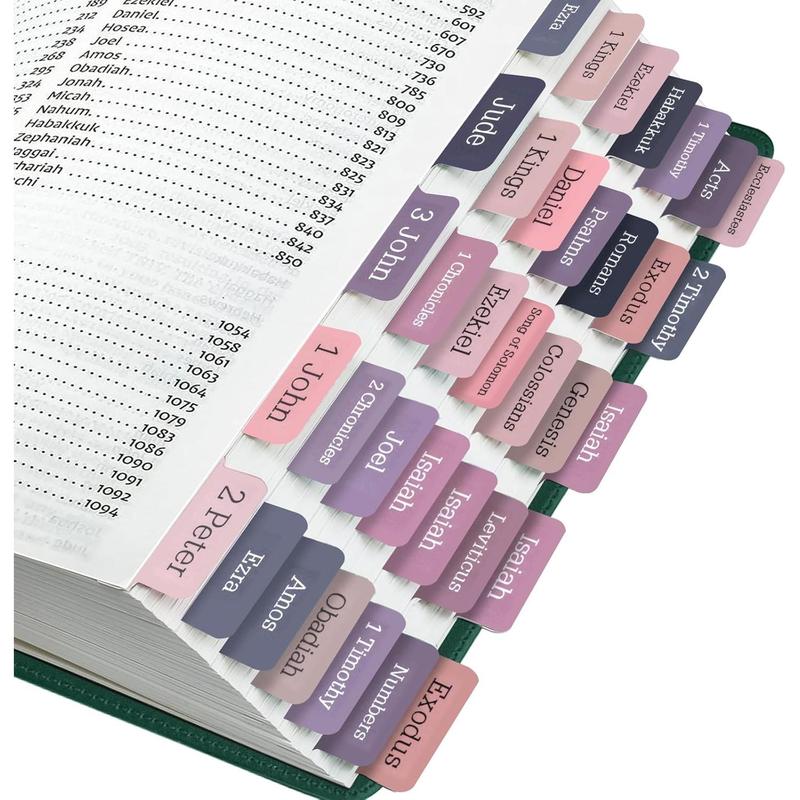 Tabs, 75 Tabs, Laminated Index Tabs for Women and Men, Boo - TikTok Shop