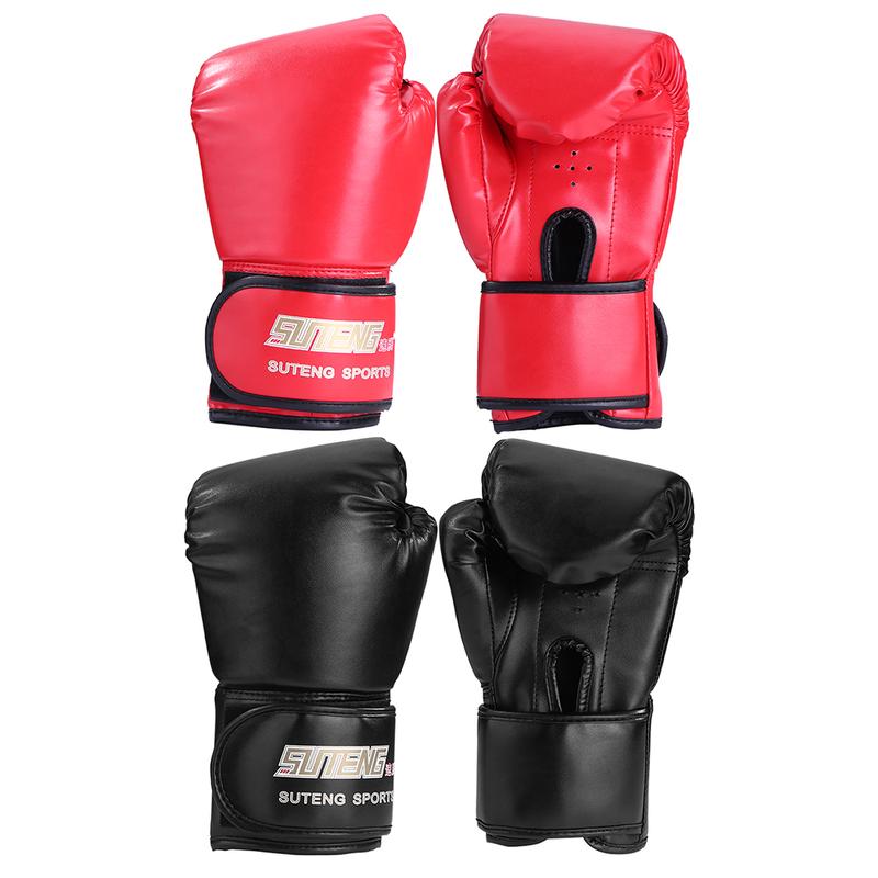 2pcs Boxing Gloves Breathable Sponge Muay Thai Competition Glove ...