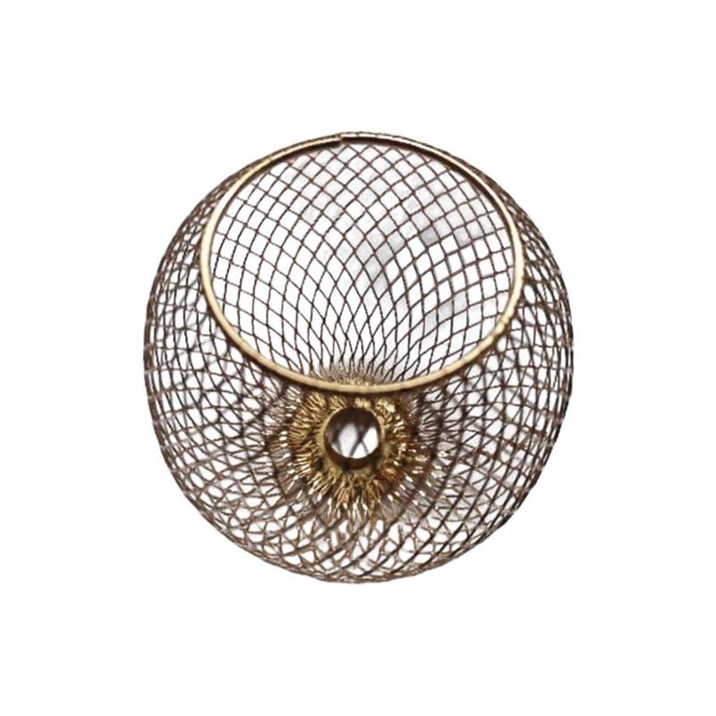 Tudung Lampu Wayar Besi, Gaya Tenunan Moden, Penutup Lampu Lampu ...